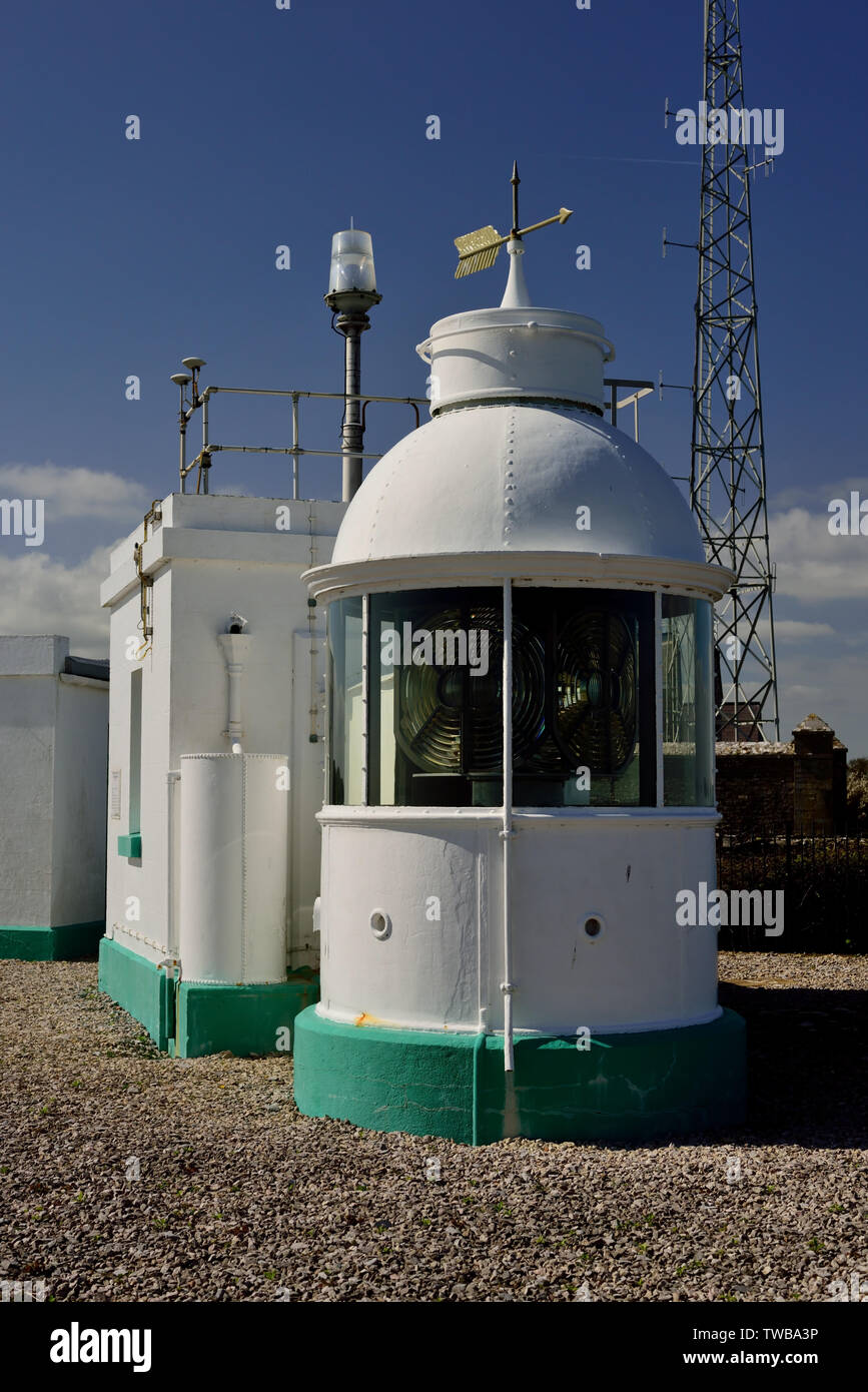 Berry head lighthouse, said to be the shortest in the UK Stock Photo ...