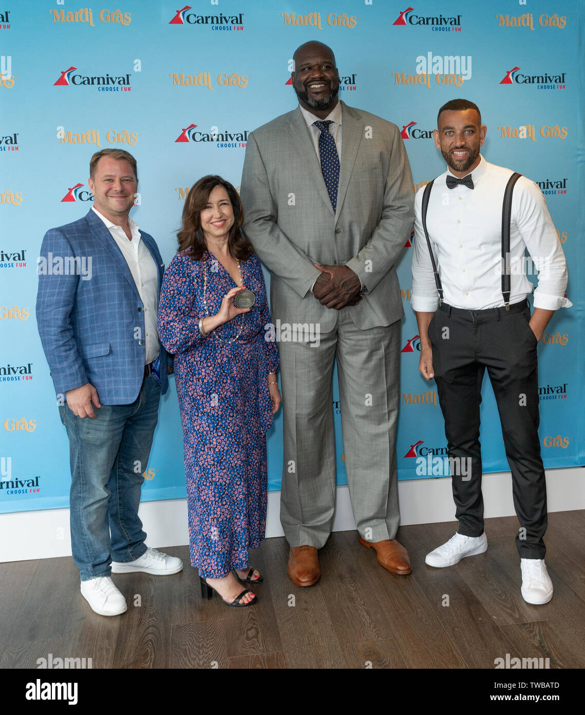 Matt Mitcham, Christine Duffy, Shaquille O’Neal, Eddie Allen attend ...