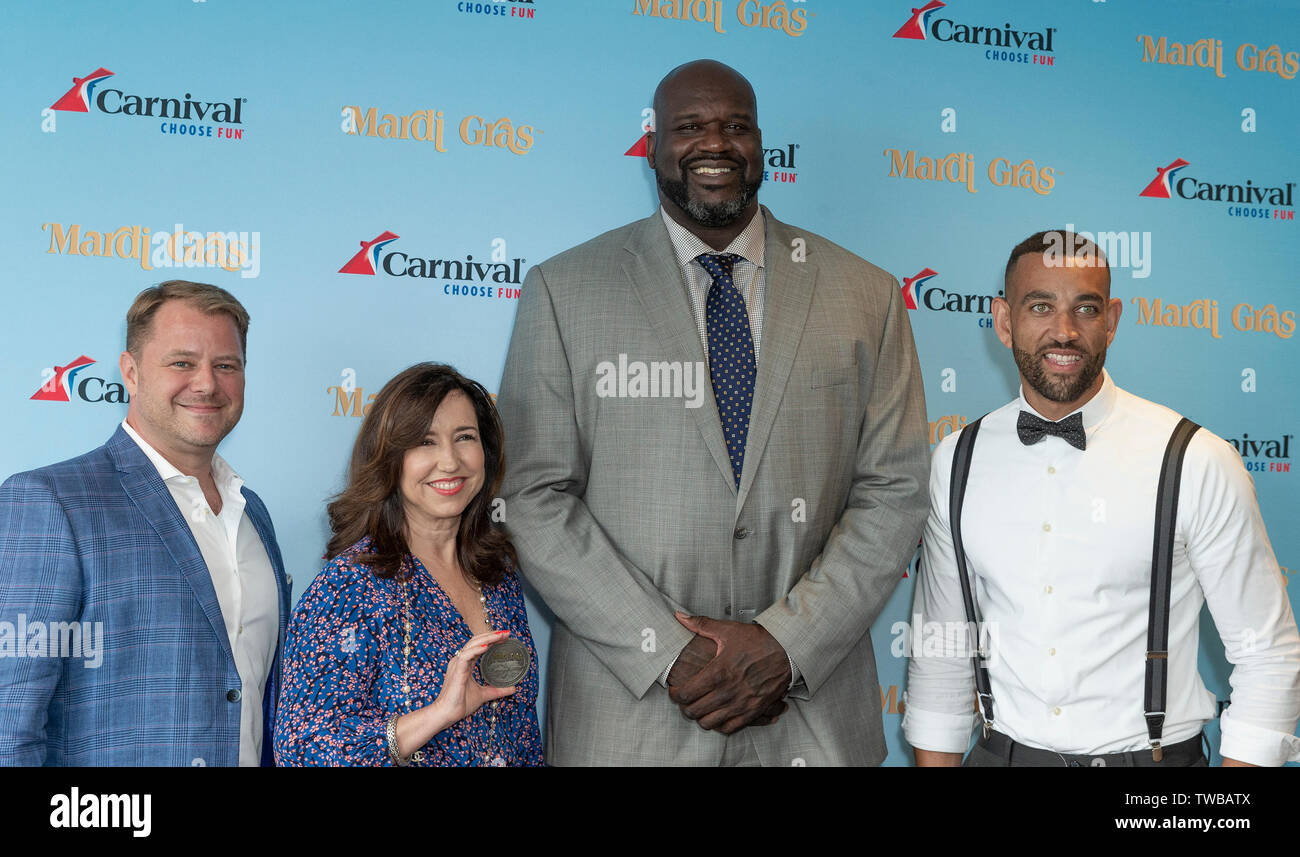 Matt Mitcham, Christine Duffy, Shaquille O’Neal, Eddie Allen attend ...