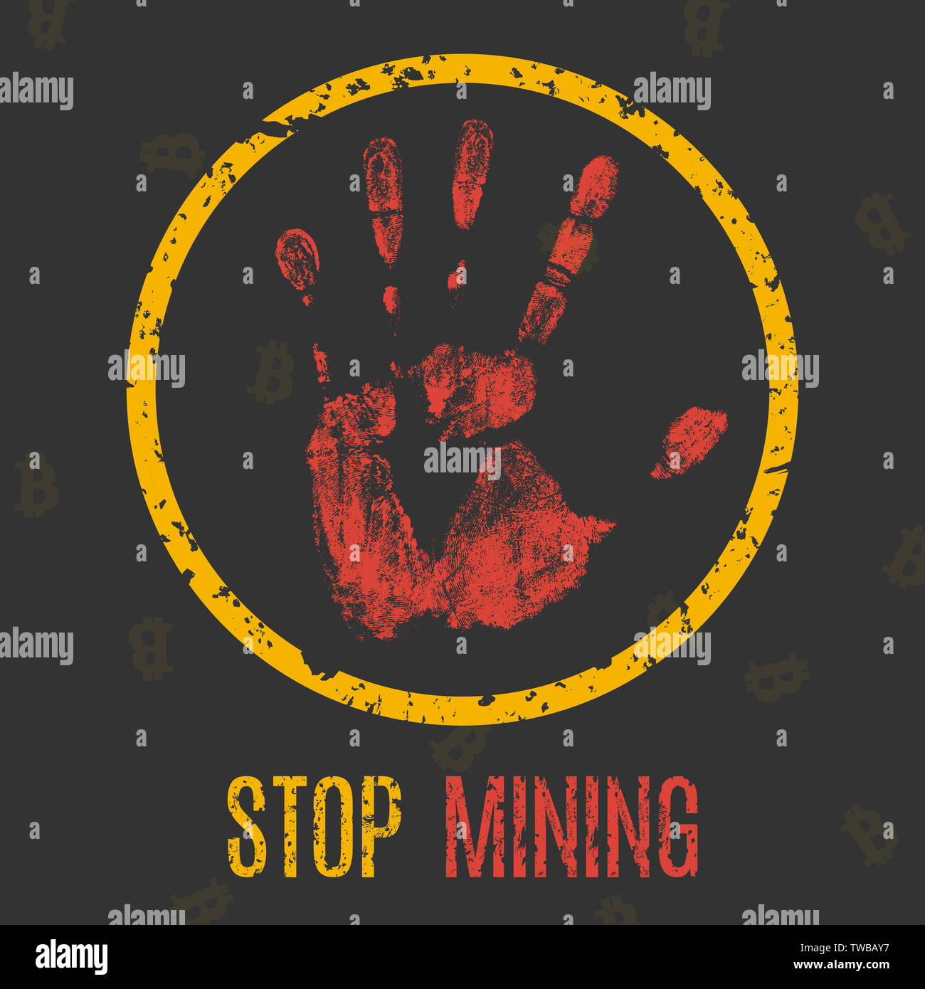 Conceptual vector illustration. Global problems of humanity. Stop ...