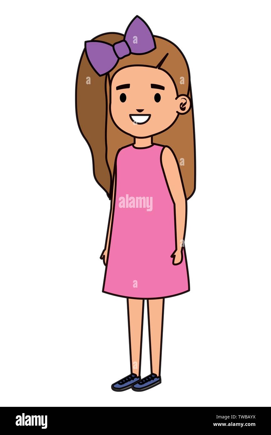 happy student girl comic character Stock Vector Image & Art - Alamy
