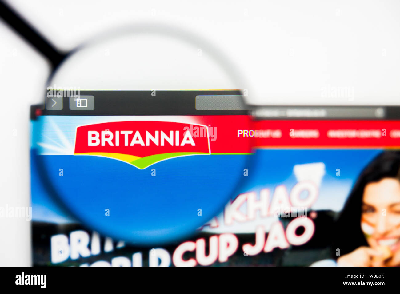 Britannia industries logo hi-res stock photography and images - Alamy