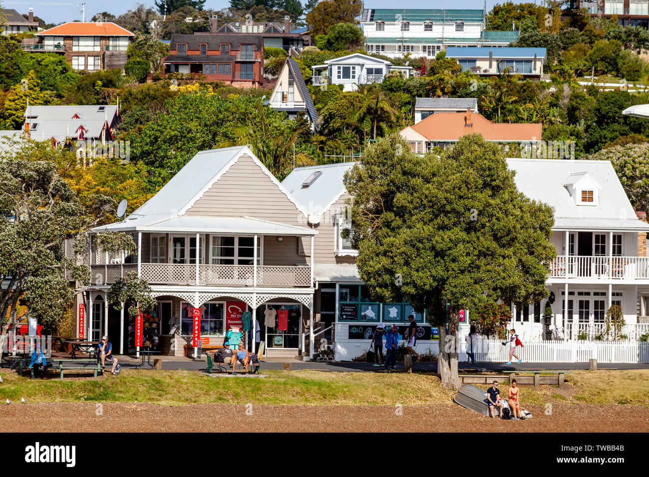 The Town Of Russell, The Bay Of Islands, North Island, New Zealand ...