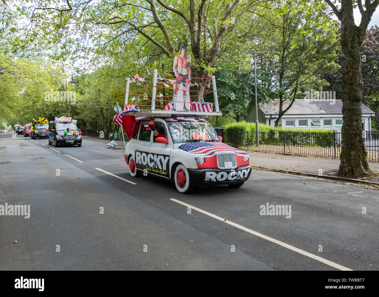 Glasgow, Scotland, UK. 19th June, 2019. The Glasgow Taxi Outing To ...