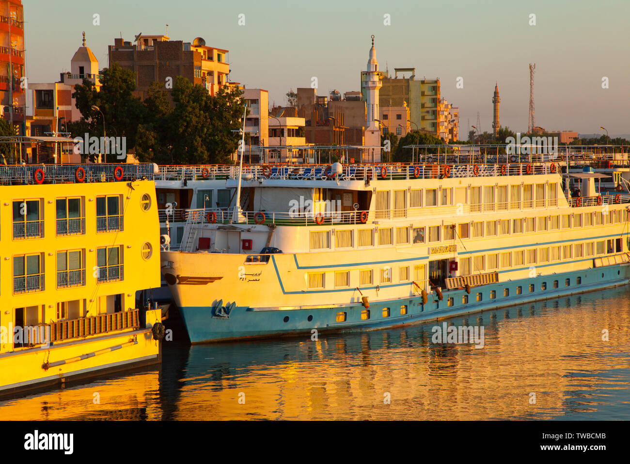 Crucero por el Río Nilo, Valle del Nilo, Egipto Stock Photo - Alamy