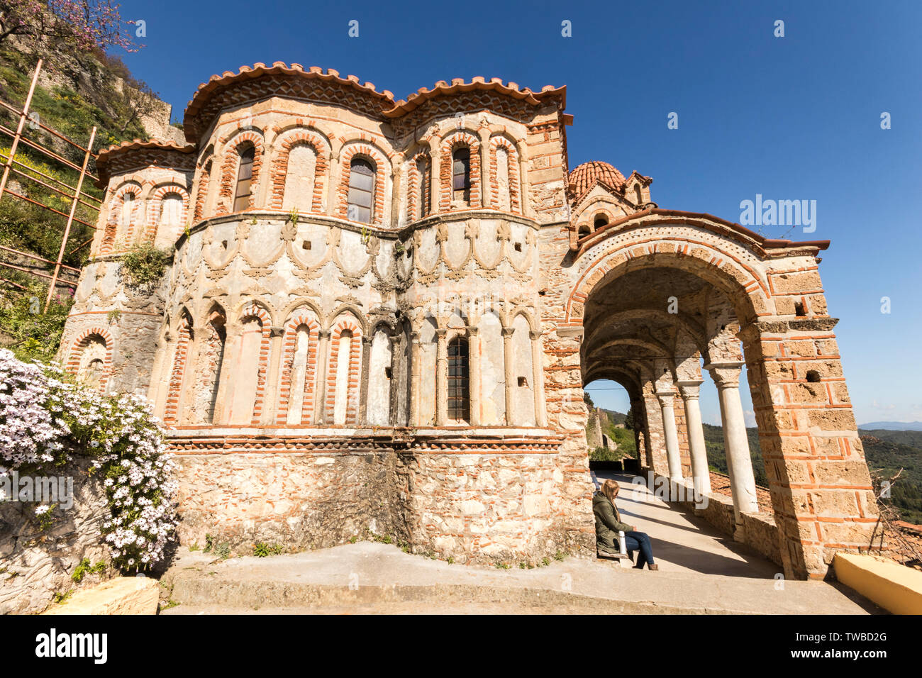 Mystras, Greece. The Pantanassa Monastery, founded by the late ...