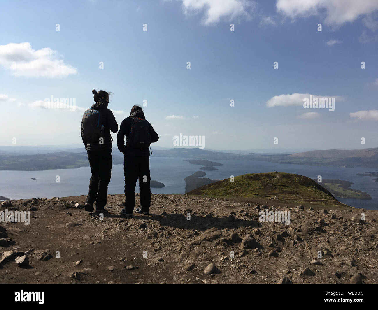 Climbing Conic Hill, Stirlingshire, Scotland Stock Photo - Alamy