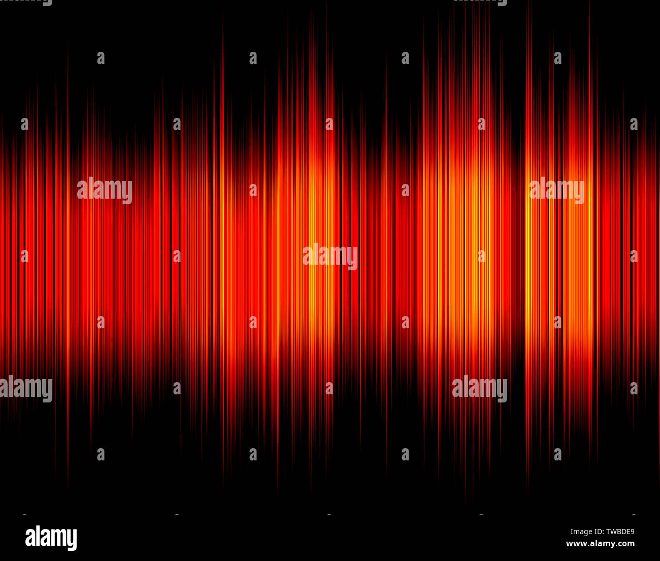 Red abstract digital sound wave Stock Photo - Alamy