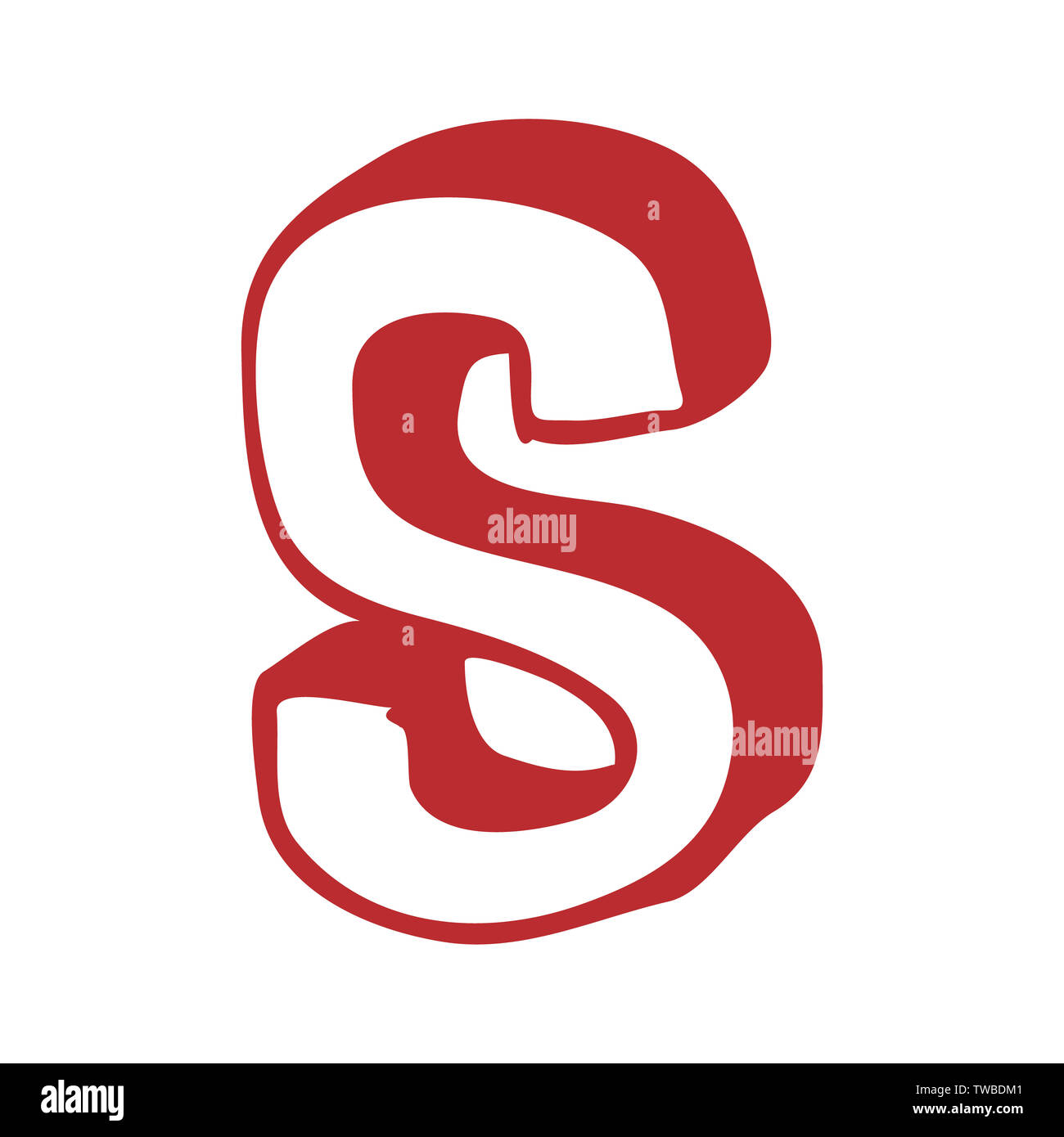 Capital color letter S Stock Photo - Alamy