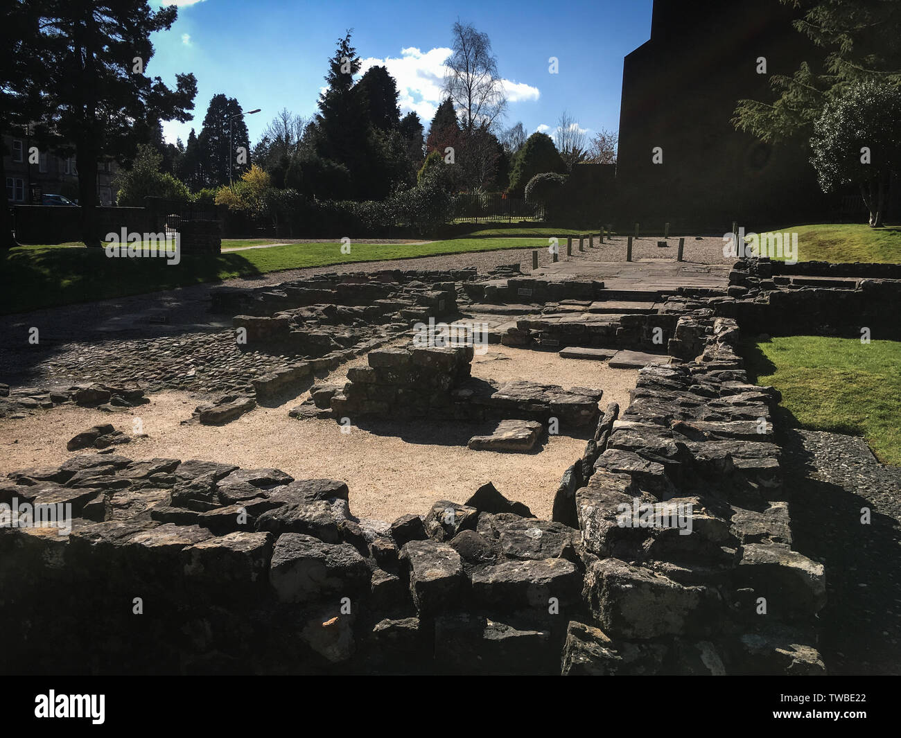 Bearsden roman bath house hi-res stock photography and images - Alamy