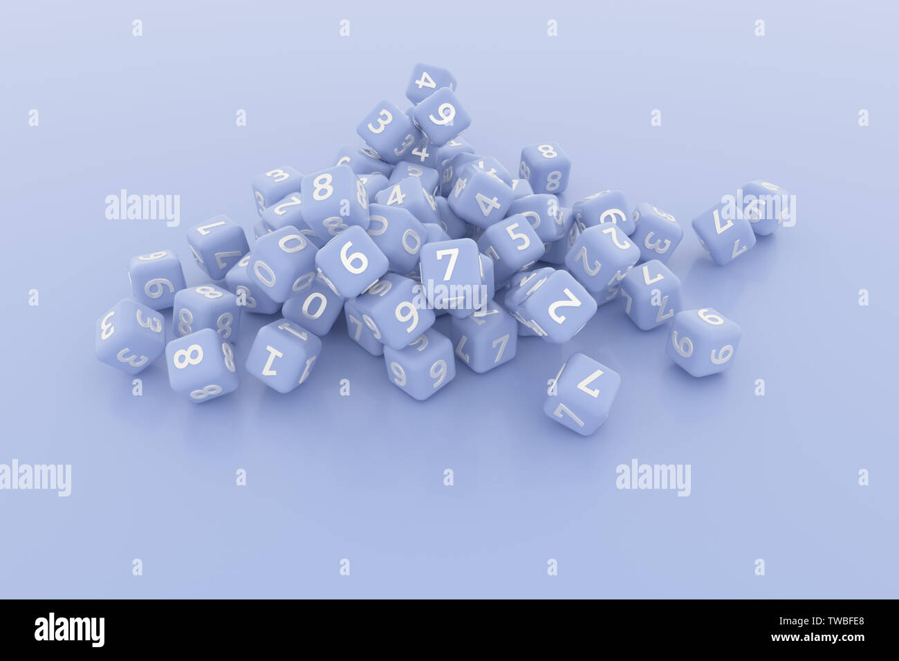 Bunch of number character symbol or sign, illustrations of CGI ...