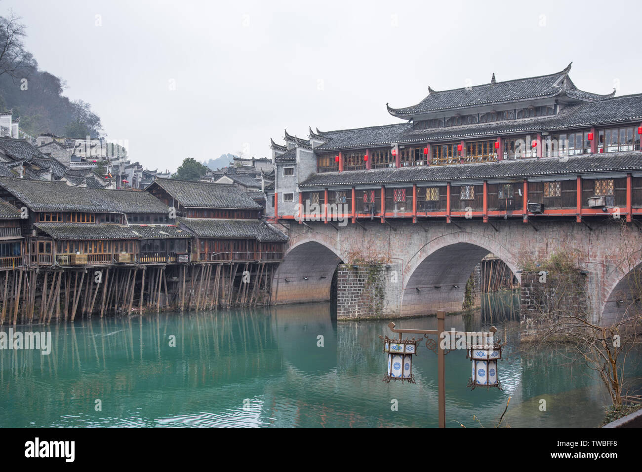 The ancient architectural scenery of the ancient city of Phoenix Stock ...