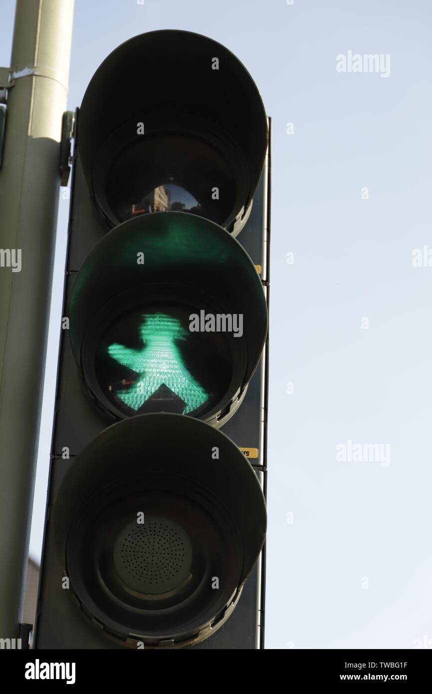 Traffic Light Green Man High Resolution Stock Photography and Images ...