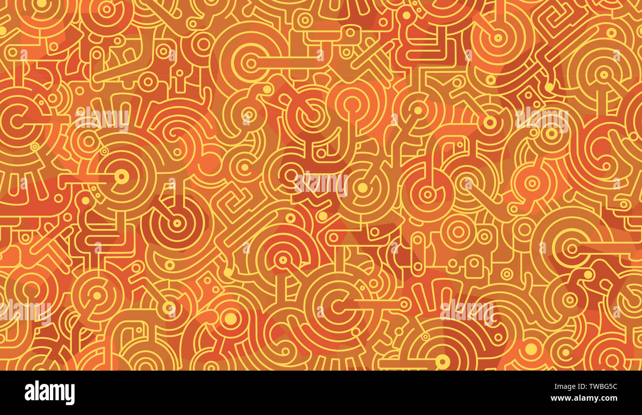 Abstract seamless pattern. Mechanical Stock Photo - Alamy