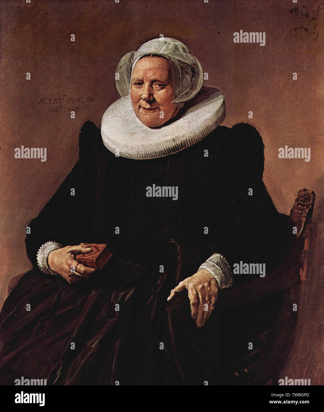 Franz Hals - Portrait Woman 1633 Stock Photo - Alamy