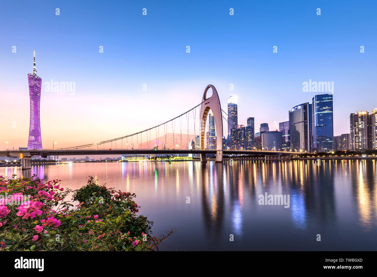 Guangzhou City Scenery, Guangdong Province Stock Photo - Alamy