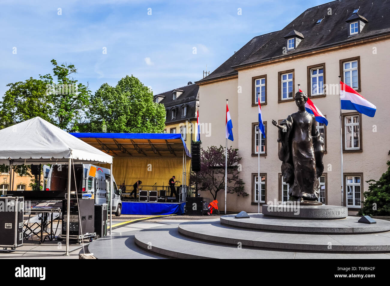 Luxembourg city architecture scenery Stock Photo - Alamy