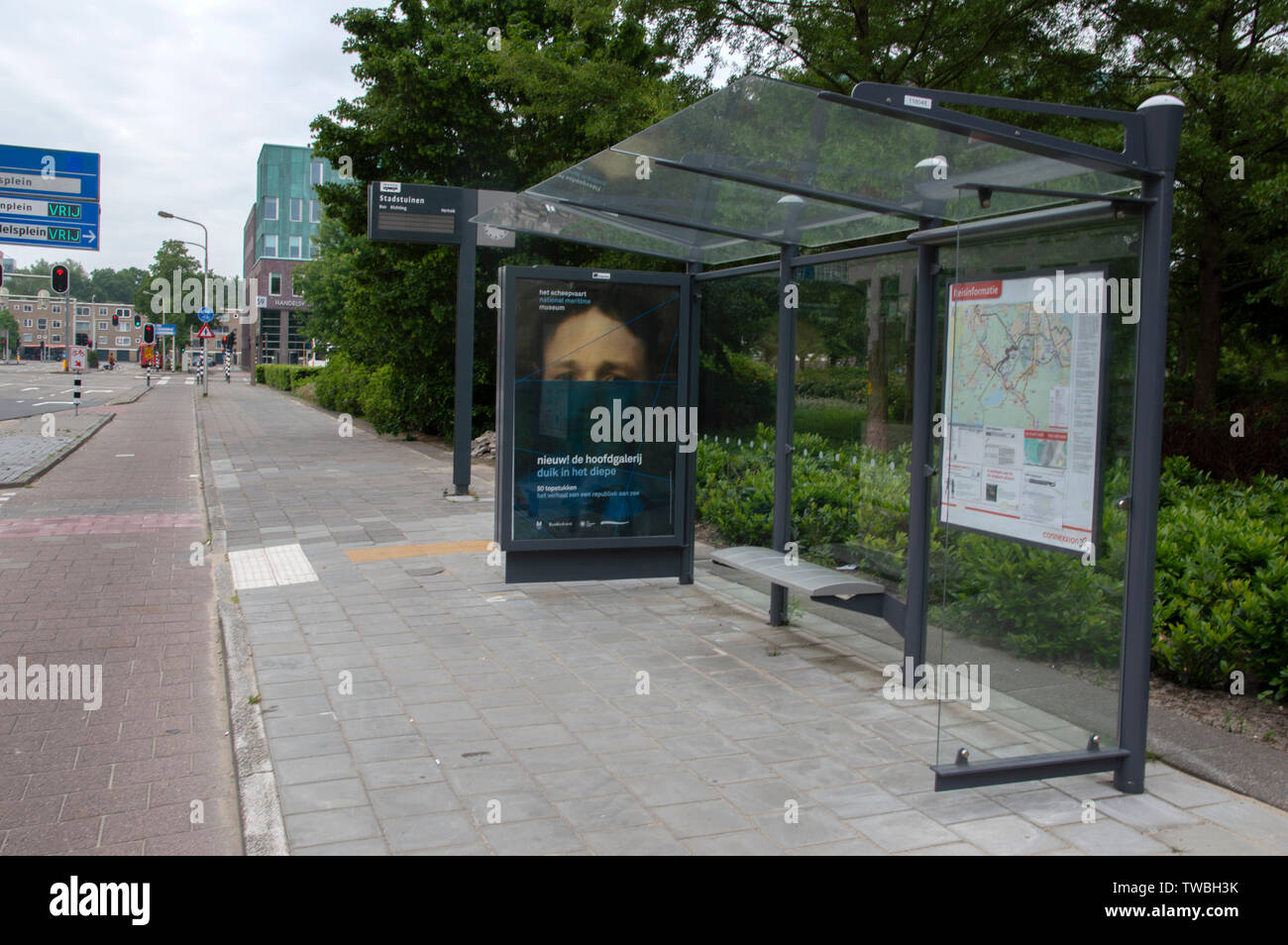Billboard Bus Stop Netherlands High Resolution Stock Photography and ...