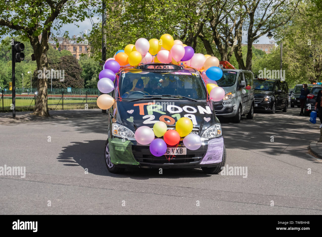 Glasgow, Scotland, UK. 19th June, 2019. The Glasgow Taxi Outing To ...