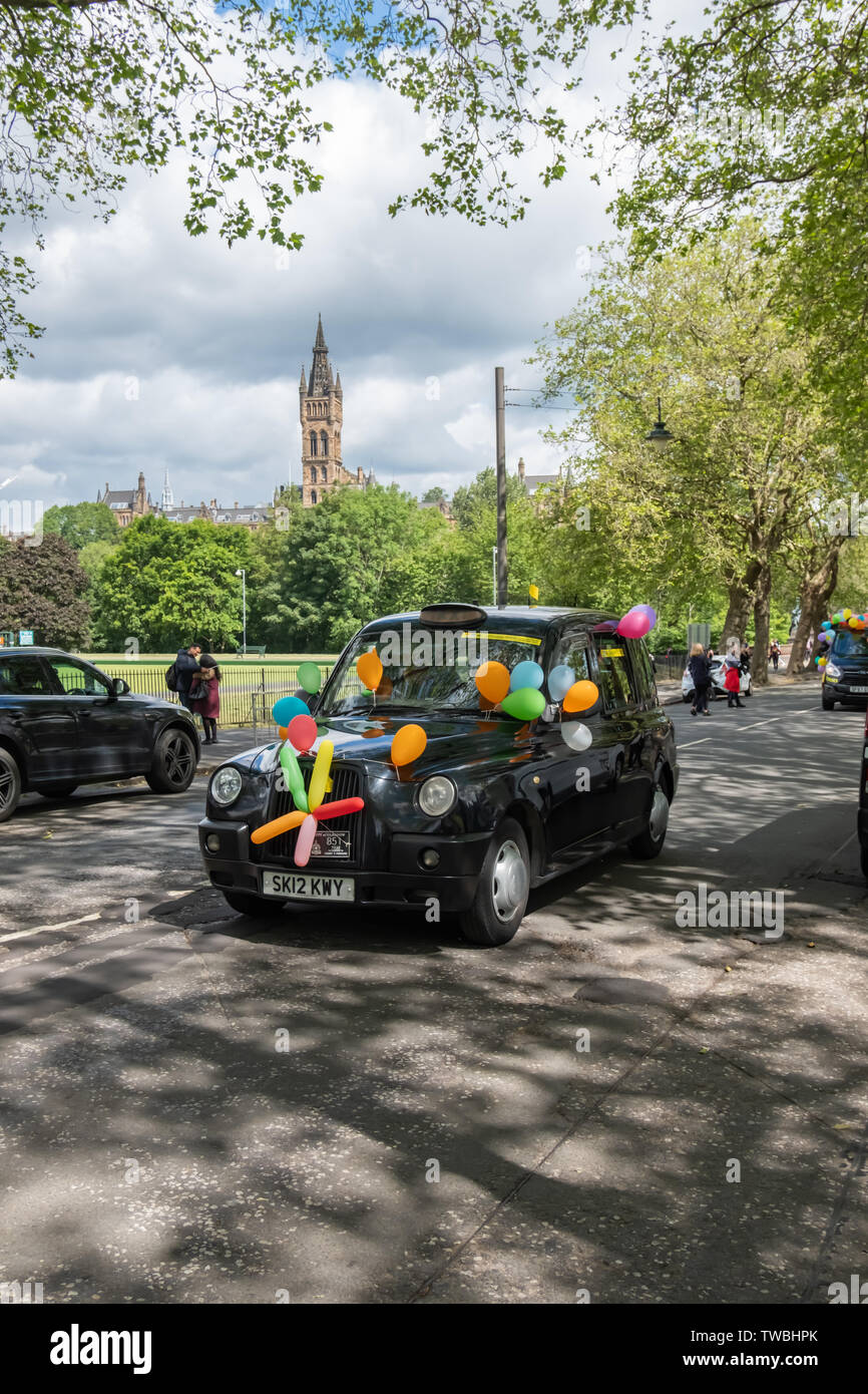 Glasgow, Scotland, UK. 19th June, 2019. The Glasgow Taxi Outing To ...