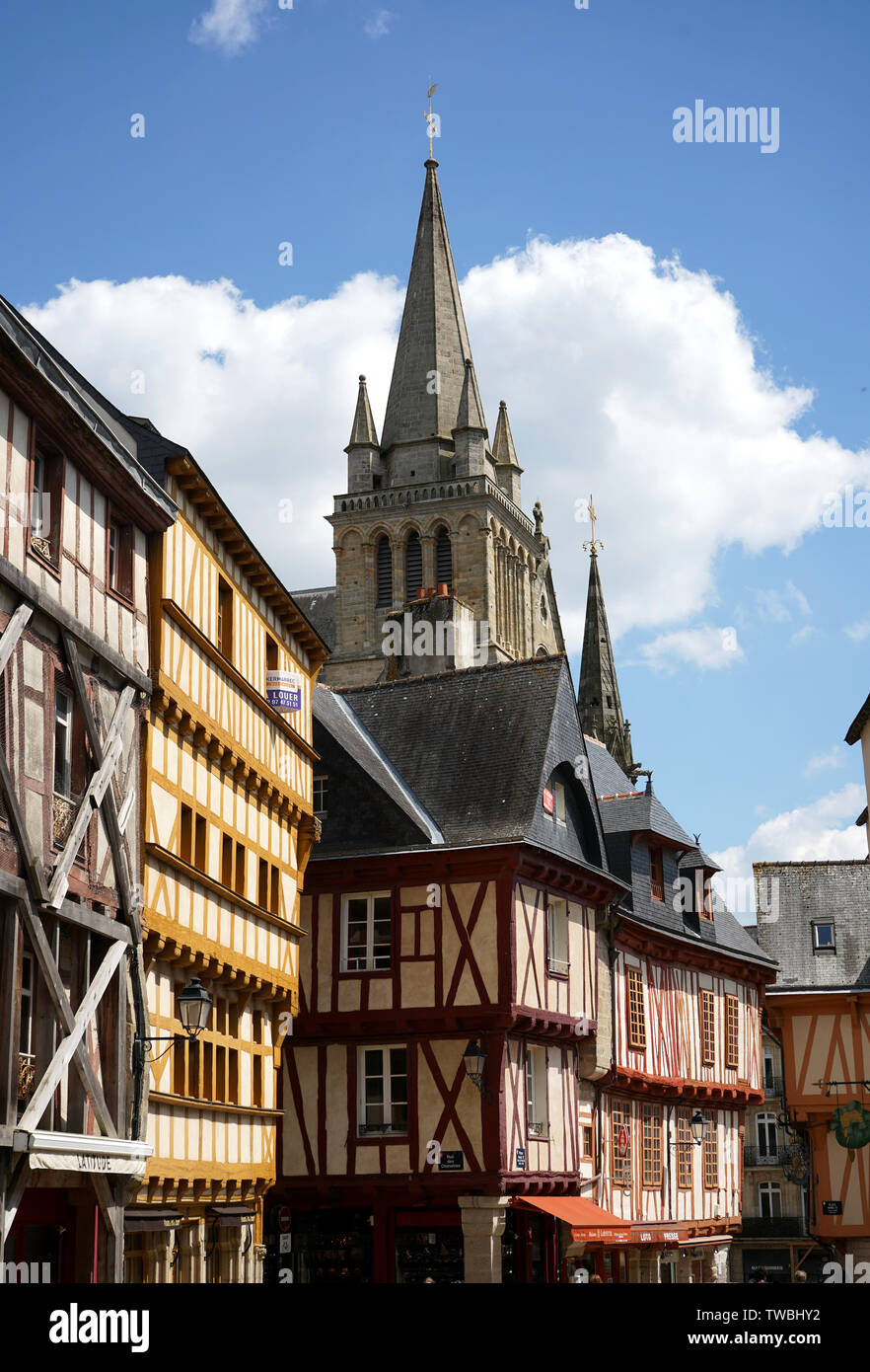 Tudor houses in vannes hi-res stock photography and images - Alamy