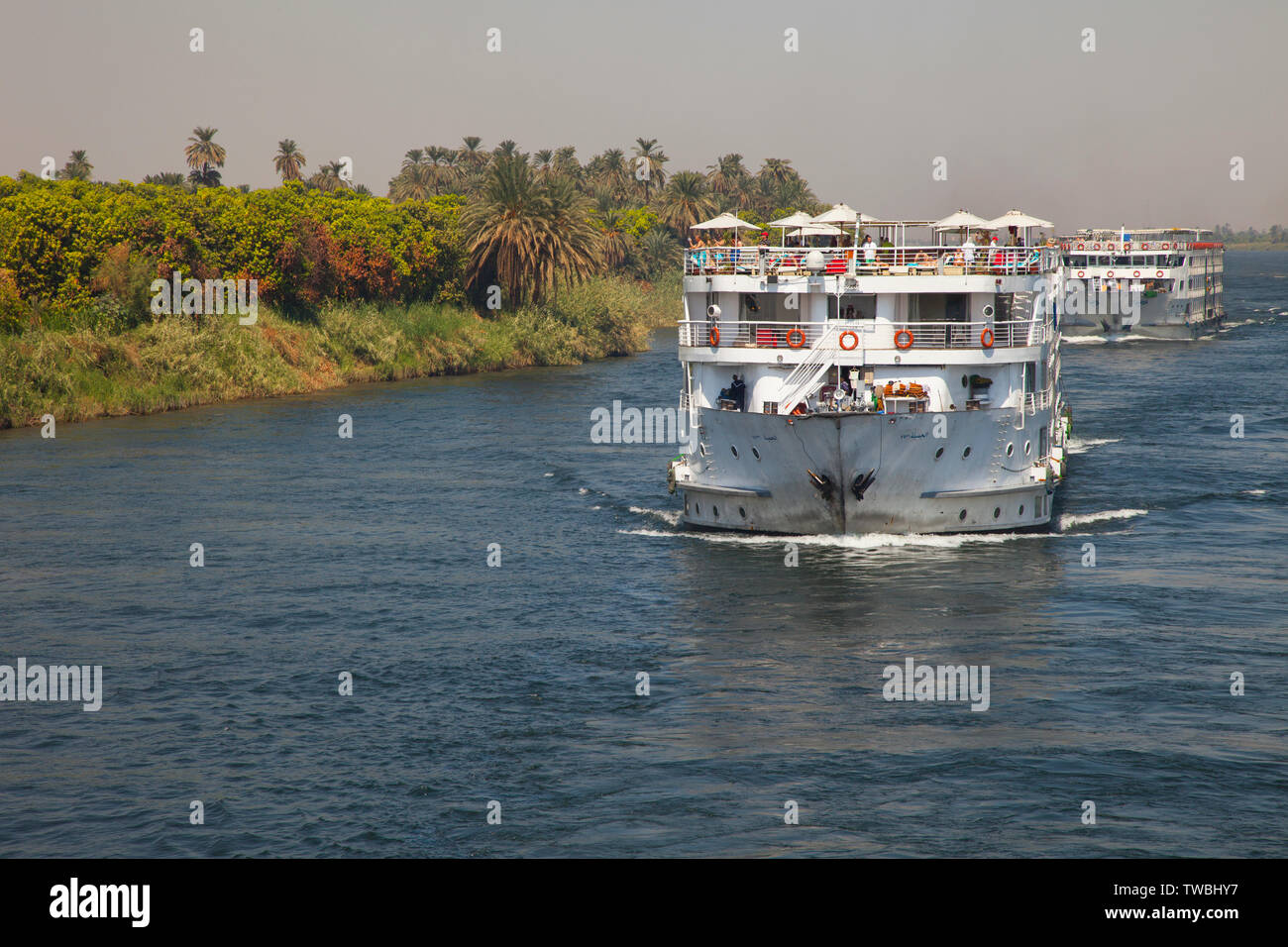 Crucero por el Río Nilo, Valle del Nilo, Egipto Stock Photo - Alamy