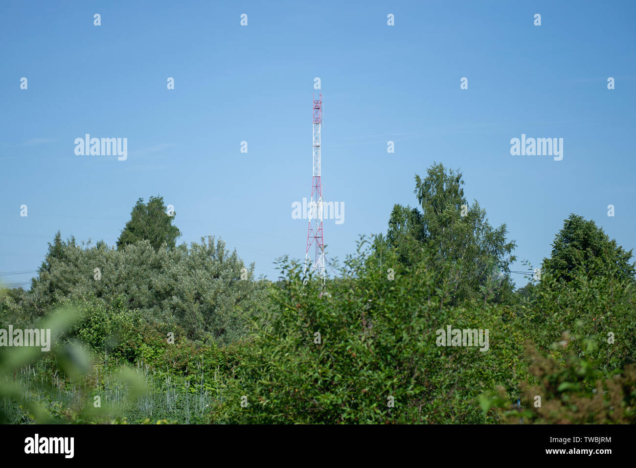 Cell tower landscape hi-res stock photography and images - Alamy