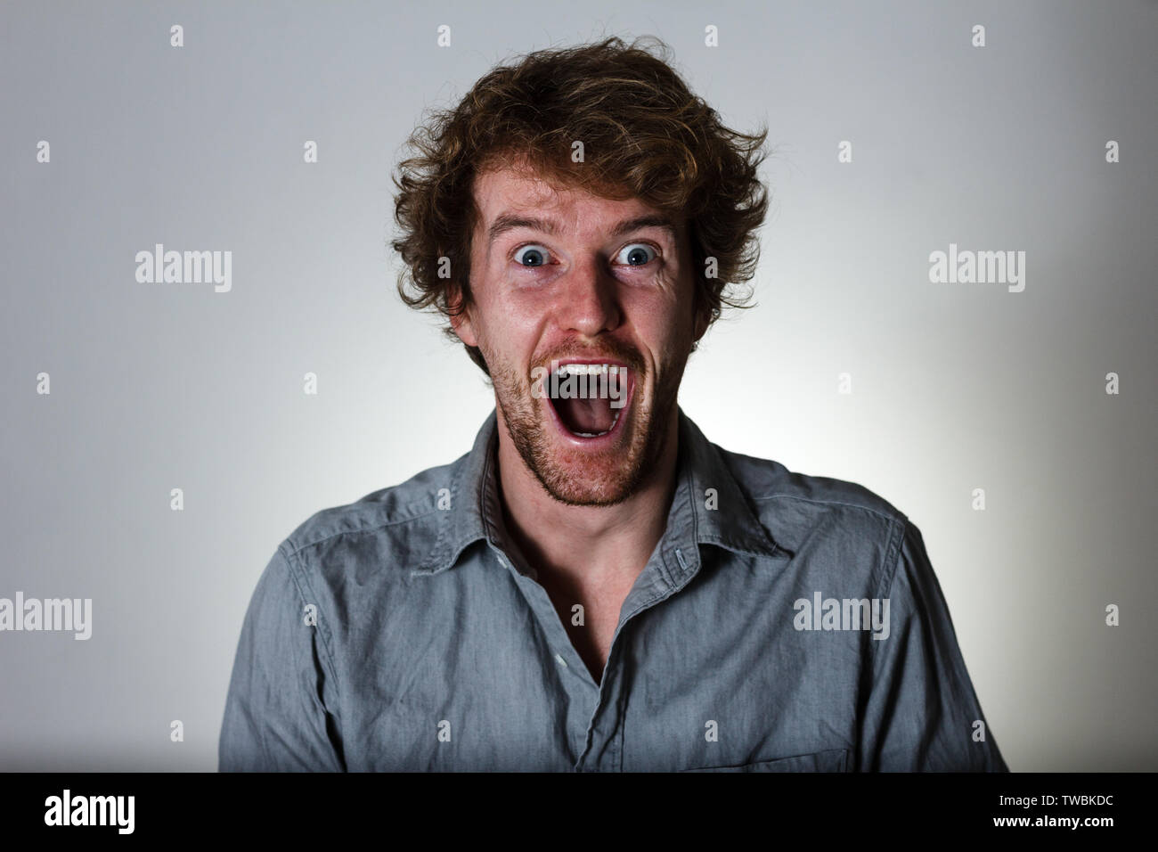 Crazy smile hi-res stock photography and images - Alamy