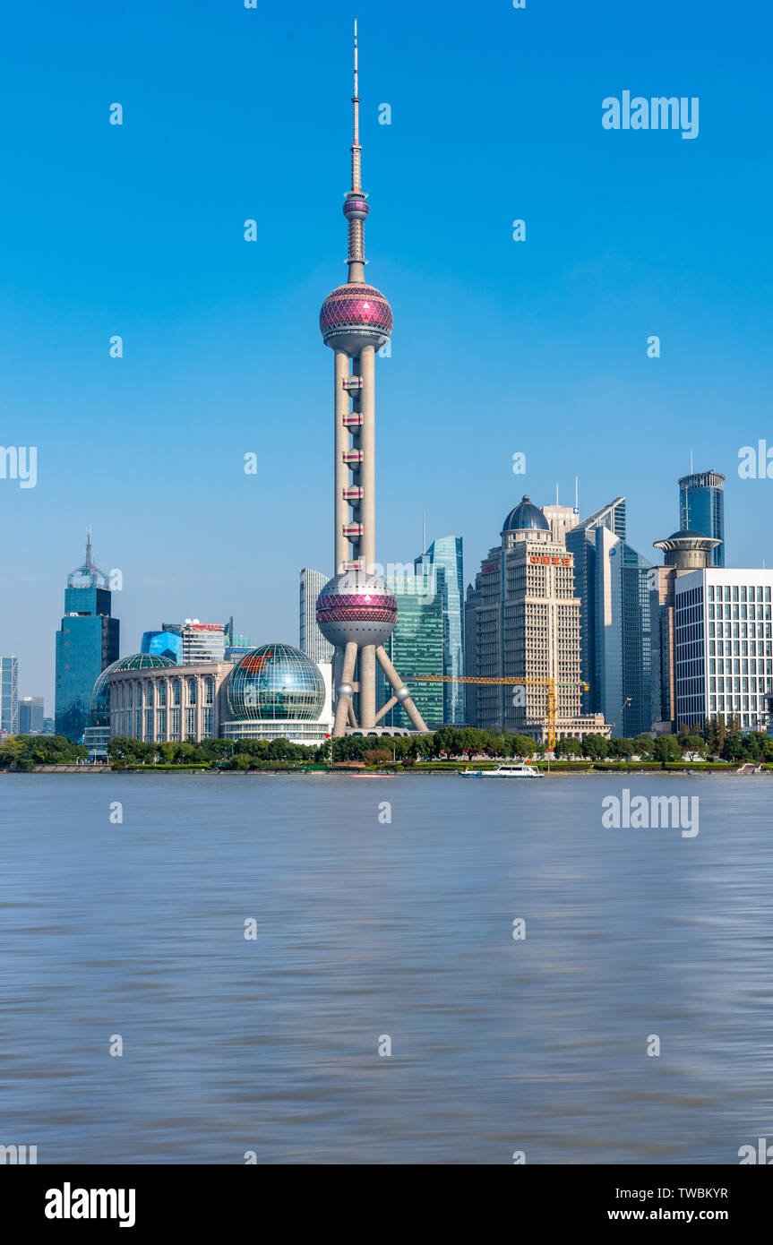 The landmark of the Shanghai Bund Stock Photo - Alamy