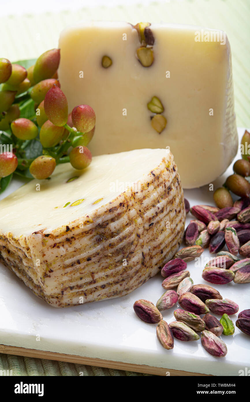 Cheese collection, Italian provolone or provola cheese made in Sicily ...