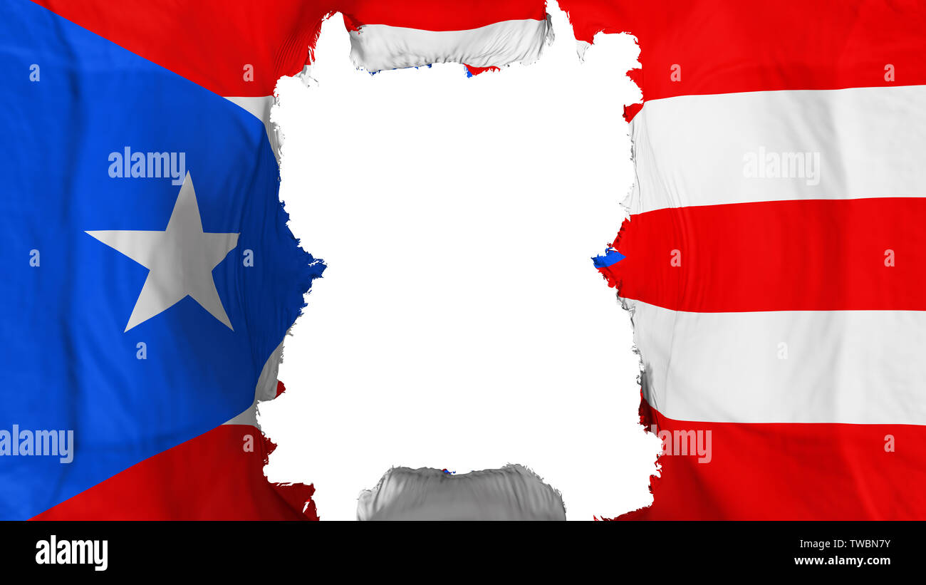 Torn flag puerto rico hi-res stock photography and images - Alamy