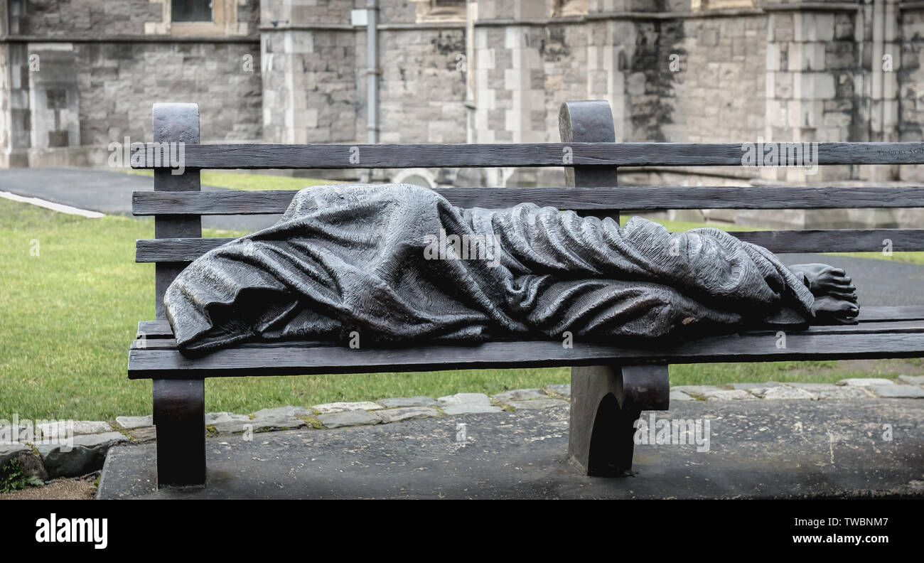 Homeless jesus by timothy schmalz hi-res stock photography and images ...