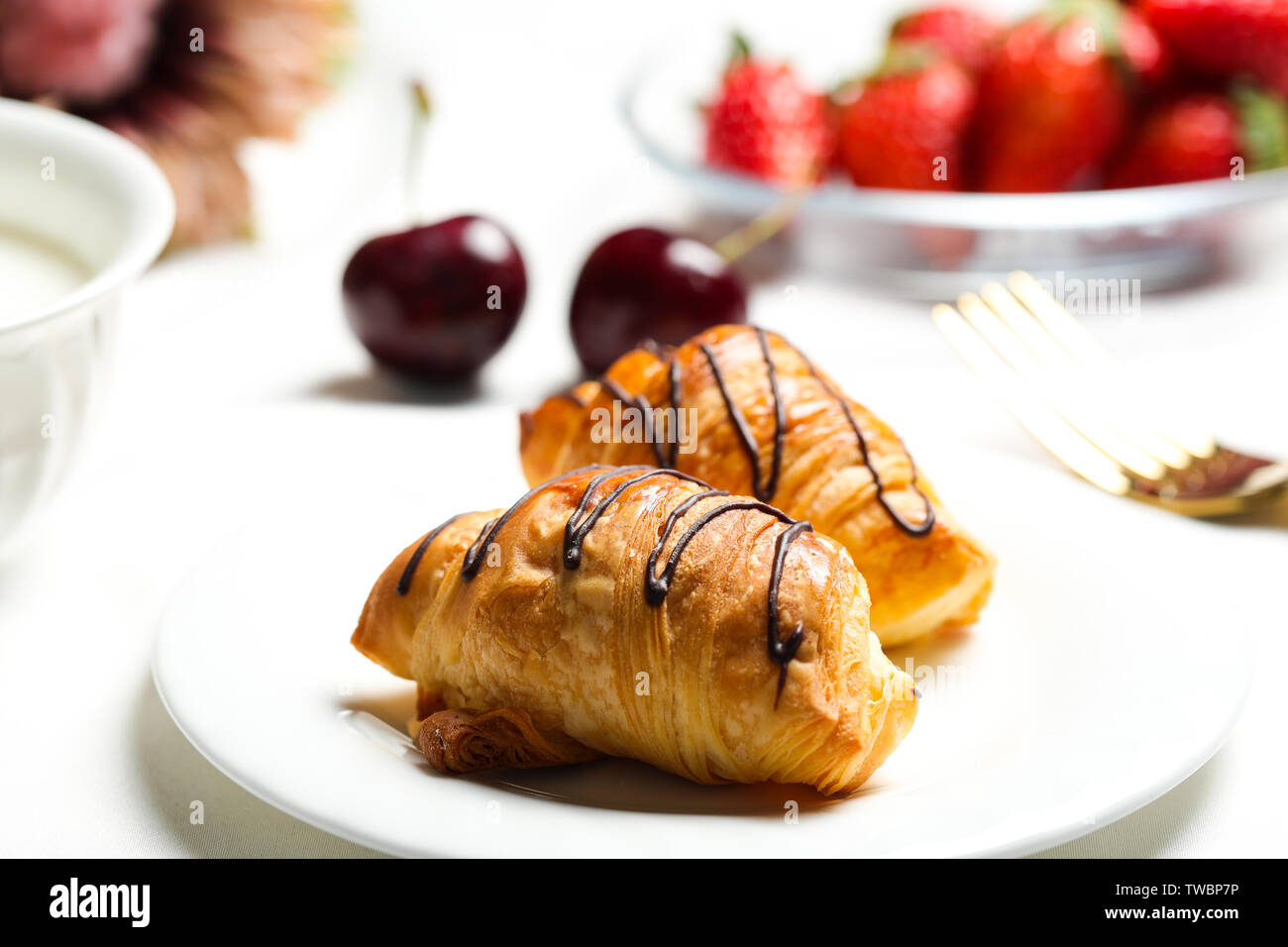 Coconut bread pastry Stock Photo - Alamy