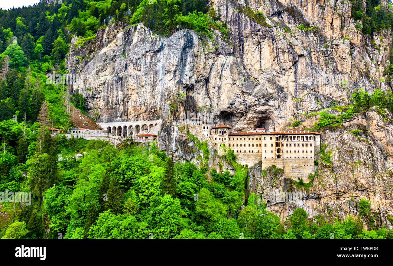 Sumela Monastery in Trabzon Province of Turkey Stock Photo - Alamy