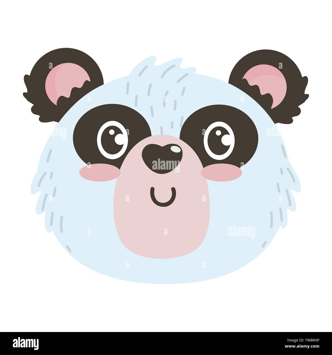 Panda cartoon design, Animal cute zoo life nature and fauna theme ...