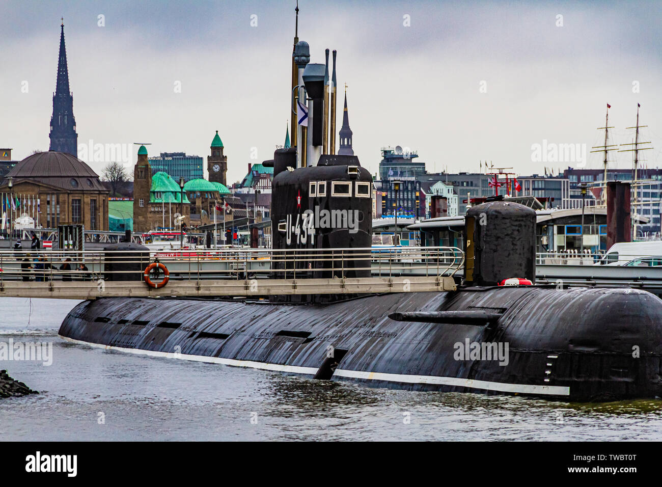 Decommissioned Tango-class Soviet submarine built in 1976, now ...