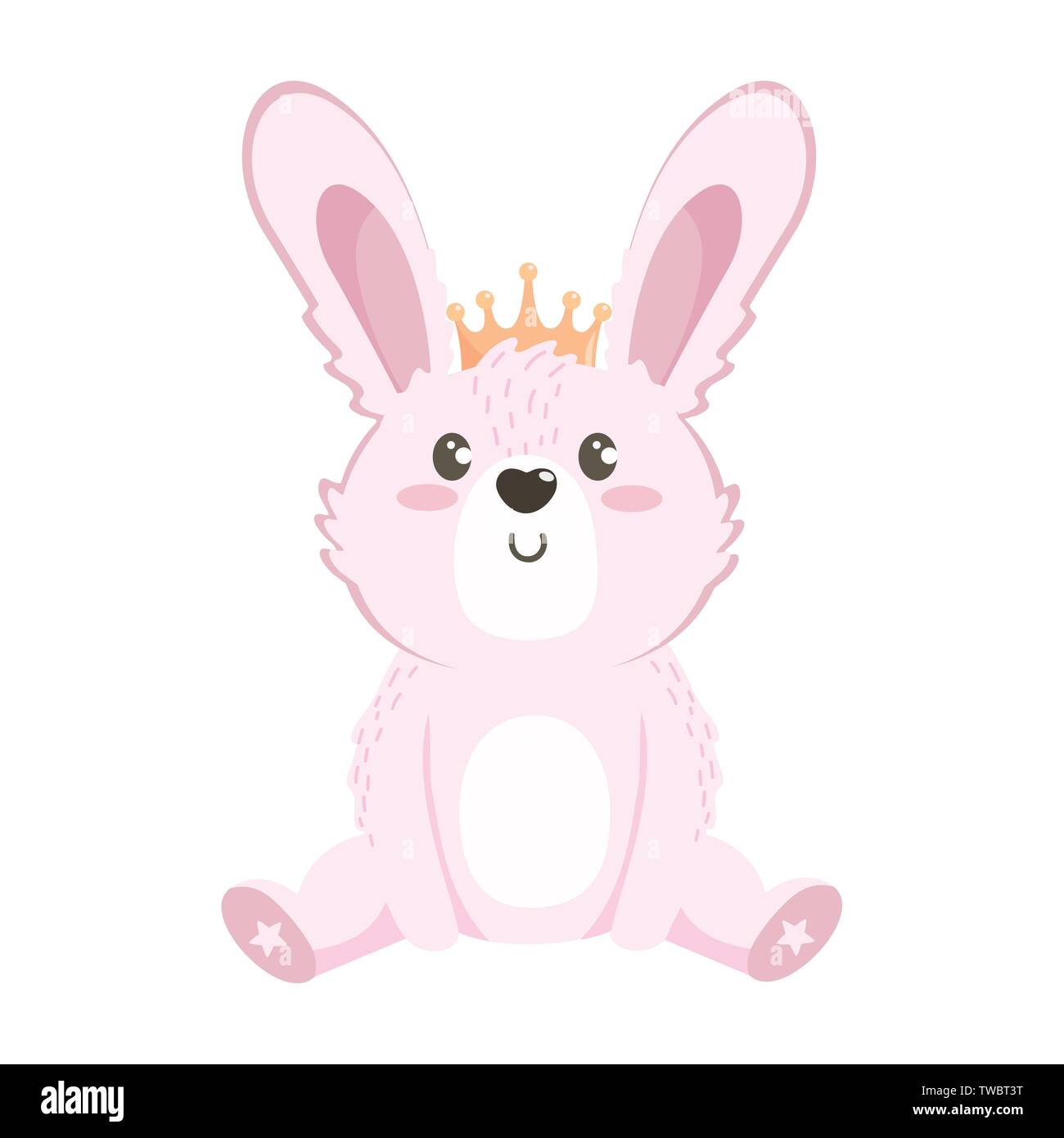 Rabbit cartoon design, Animal cute zoo life nature and fauna theme ...