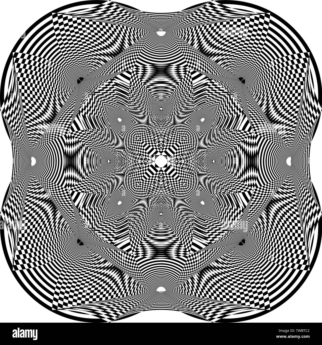 cross in demycircle tridimensional perspective intersections chessboard ...