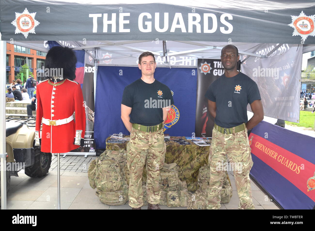 The Grenadier Guards, an infantry regiment of the British Army, recruit ...