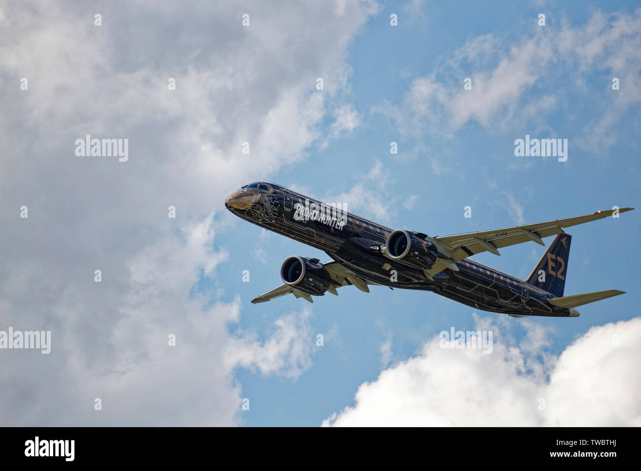 Paris-Le Bourget, France. 17th June, 2019. Flight presentation of the ...