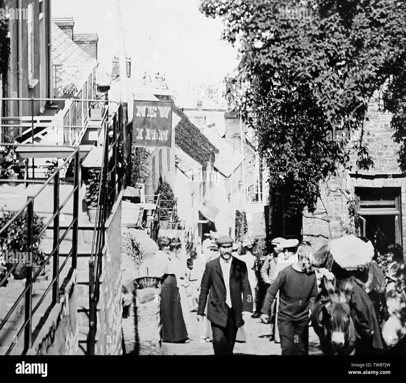 New Inn, Clovelly Stock Photo - Alamy