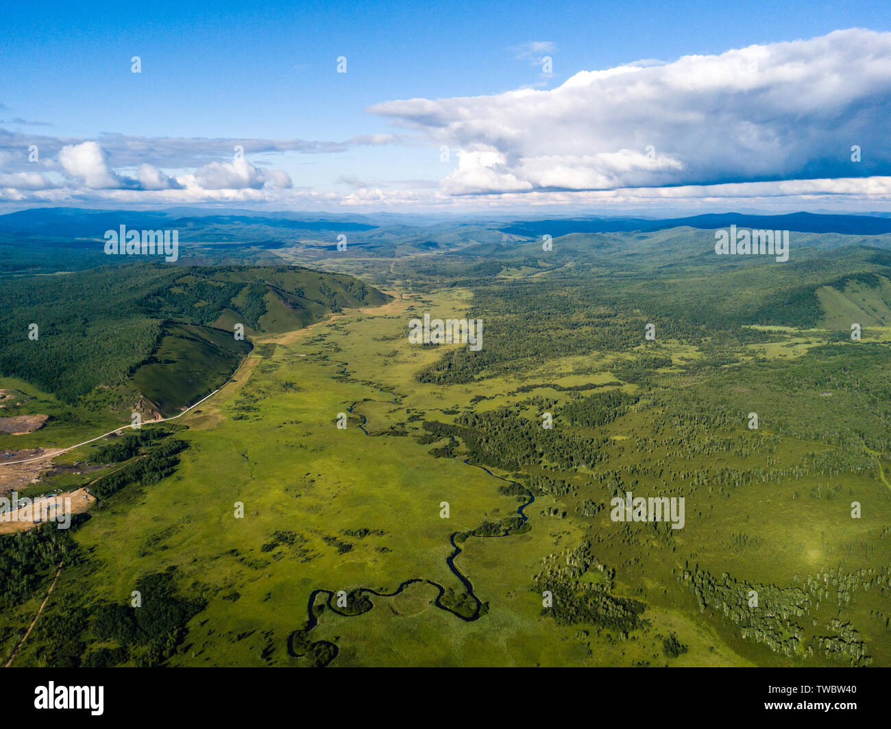 Hulunbuir Haur River, Inner Mongolia Stock Photo - Alamy