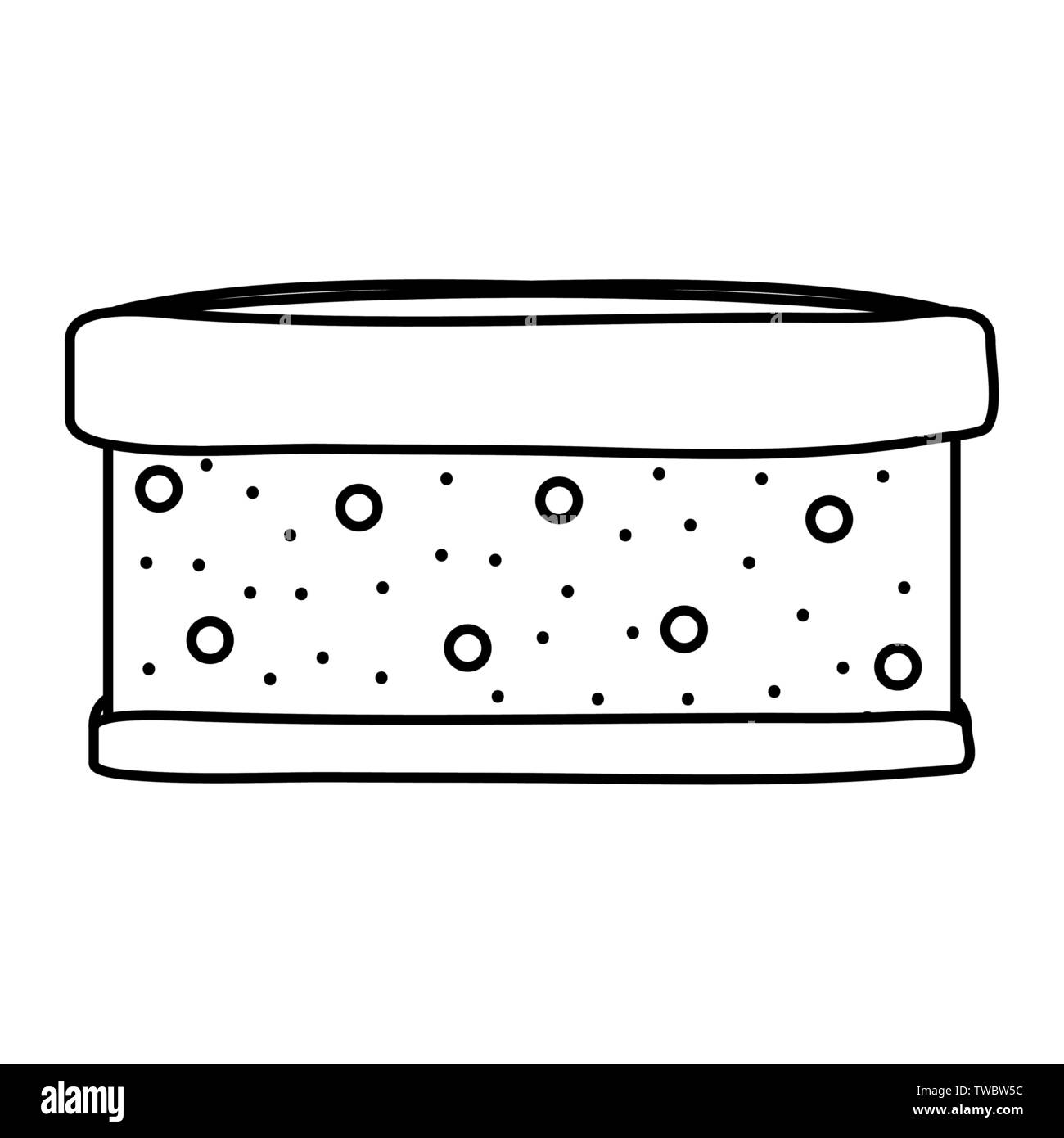 ceramic garden pot dotted decorative vector illustration design Stock ...