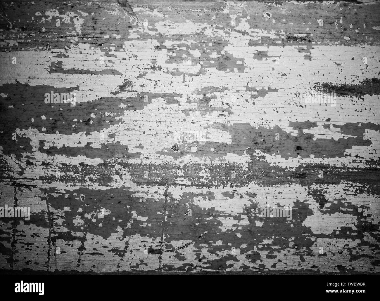 texture of old painted shabby rustic wooden fence made of planks, with ...