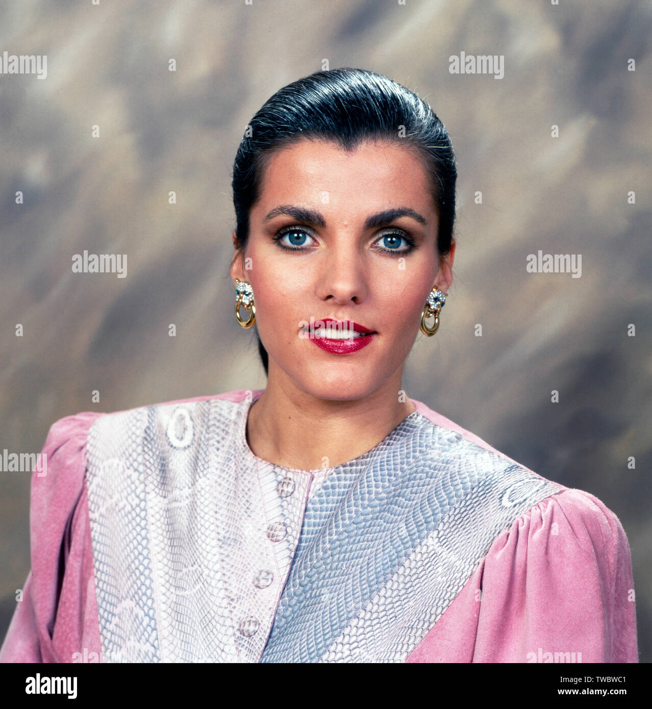 Porträt der deutschen Fernsehmoderatorin Birgit Schrowange, Deutschland ...