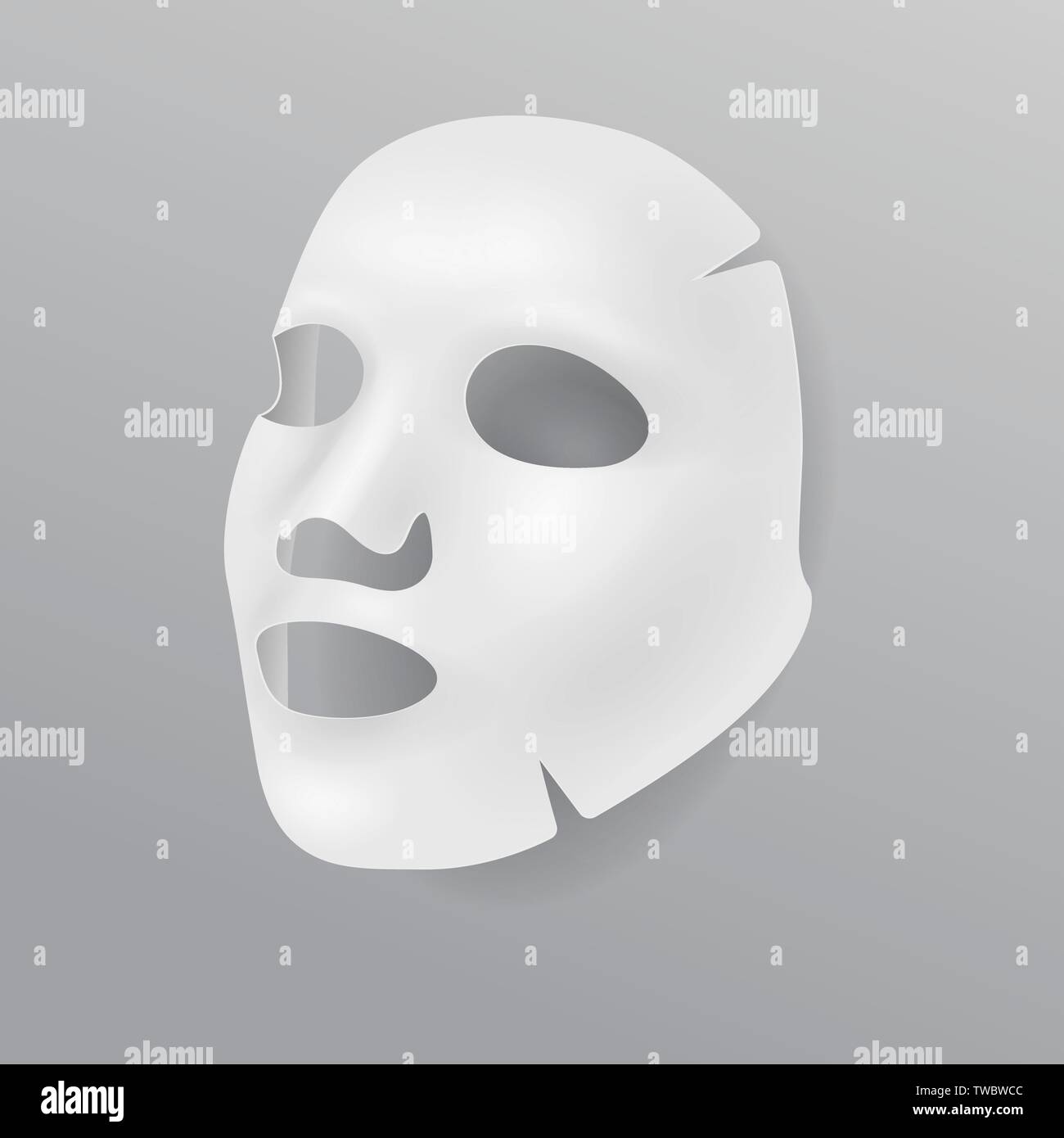 White and black face mask hi-res stock photography and images - Alamy