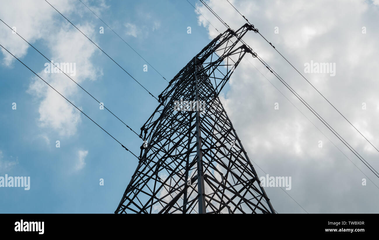 Power pole pylon transformer hi-res stock photography and images - Alamy
