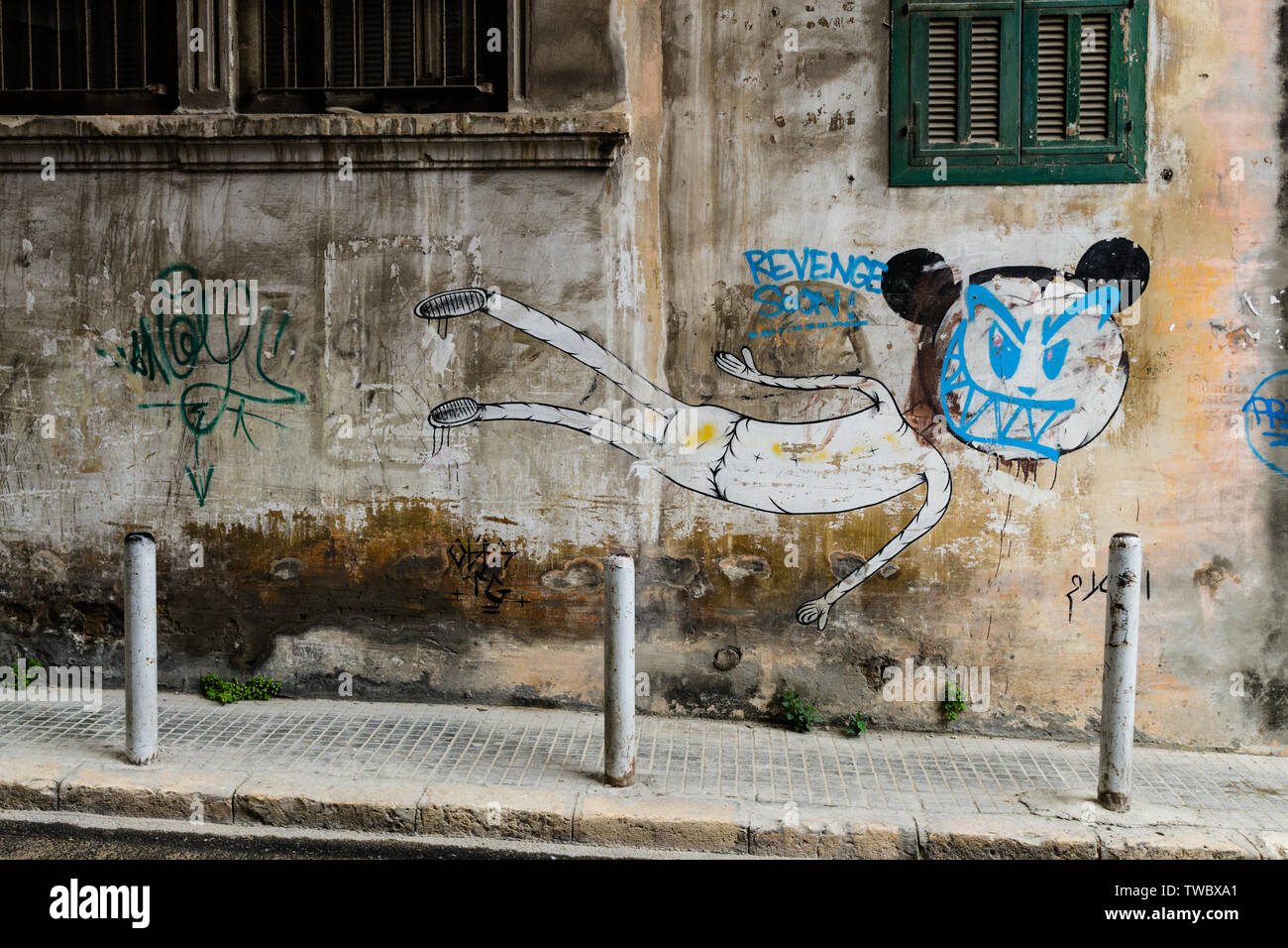 Graffiti Mickey Mouse Hands