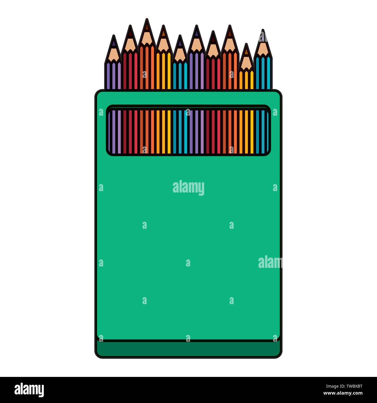 Crayola box Stock Vector Images - Alamy