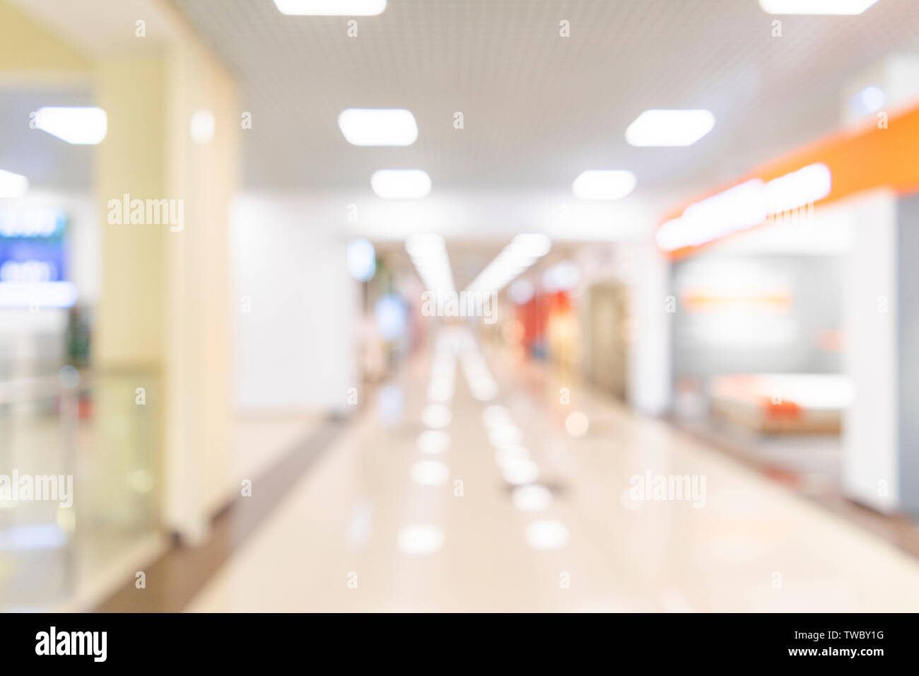 Shopping mall corridor hi-res stock photography and images - Alamy